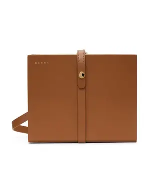 Marni Gold Tone Clutches For Women