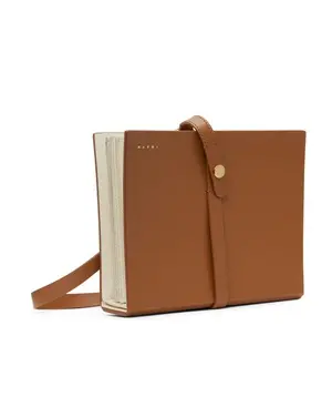 Marni Calf Leather Strapped Clutch Bag