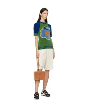 Marni Calf Leather Strapped Clutch Bag