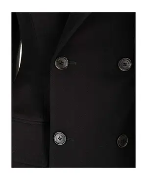 Balenciaga Hourglass Double-breasted Jacket - Black
