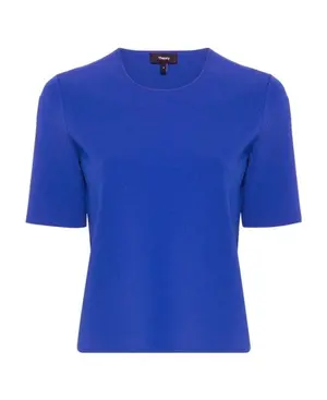 Theory Short-sleeve Jersey T-shirt - Blue