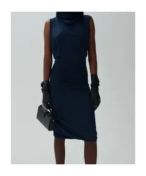 Magda Butrym Sleeveless Hooded Midi Dress
