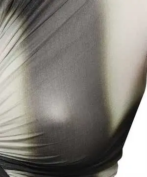 Rick Owens Draped Long Sleeve Blouse