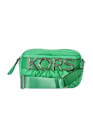 Michael Kors Logo Plaque Crossbody Bag - Green