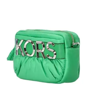 Michael Kors Logo Plaque Crossbody Bag - Green