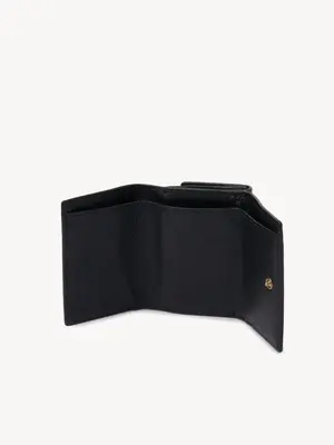 Chloé Mini Paddington Tri-fold Wallet - Black