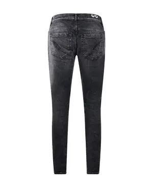 DONDUP George Distressed Skinny Jeans - Black