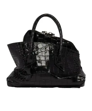 Attico La Passeggiata Mini Top Handle Bag - Black