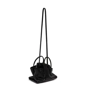 Attico La Passeggiata Mini Top Handle Bag - Black