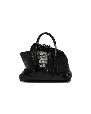 Attico La Passeggiata Mini Top Handle Bag - Black