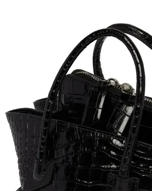 Attico La Passeggiata Mini Top Handle Bag - Black