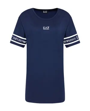 Ea7 Straight Hem T-shirts For Women