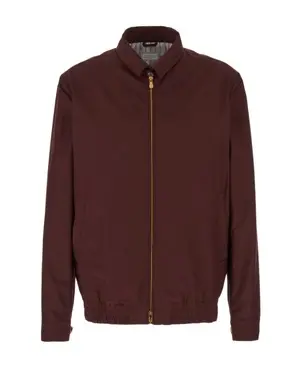 Brunello Cucinelli Long Sleeve Zip Jacket - Red
