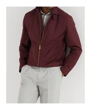 Brunello Cucinelli Long Sleeve Zip Jacket - Red
