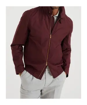 Brunello Cucinelli Long Sleeve Zip Jacket - Red