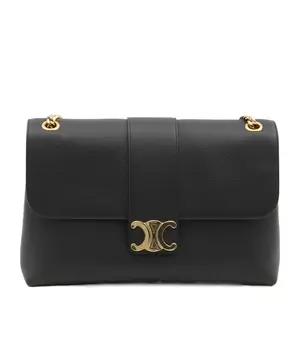 Celine Large Victoire Bag In Supple Grained Calfskin