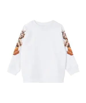 Burberry Thomas Bear Print Sweatshirt - White