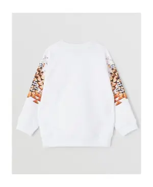 Burberry Thomas Bear Print Sweatshirt - White