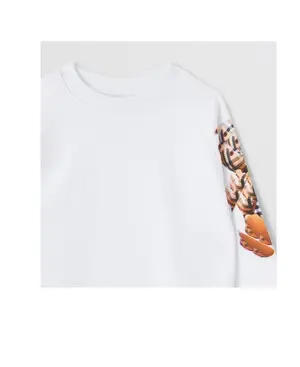 Burberry Thomas Bear Print Sweatshirt - White