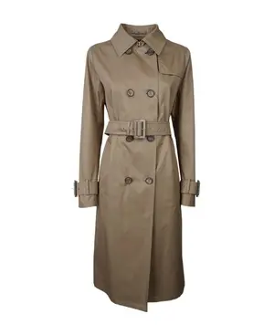 Herno Belted Double-breasted Trench Coat - Brown