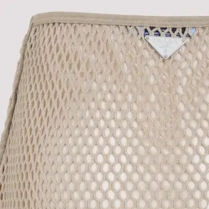 Prada Crochet Midi Knitted Skirt