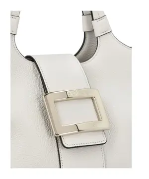 ROGER VIVIER Buckled Tote Bag - White