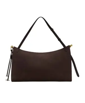 Alaïa East West Large Bag - Dark Brown
