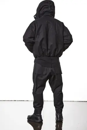 THOM KROM Zip-up Hooded Jacket