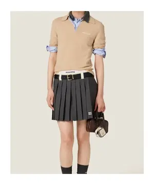 Miu Miu Cashmere Polo Sweater - No