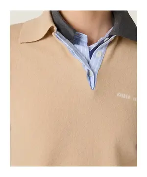 Miu Miu Cashmere Polo Sweater - No