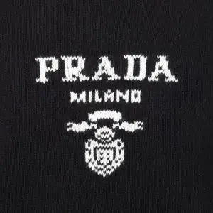 Prada Logo Detailed Knitted Jumper