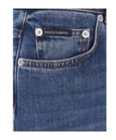 Dolce & Gabbana Pressed Crease Jeans