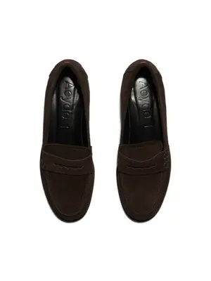 AeydĒ Oscar Loafers - Mocha Suede