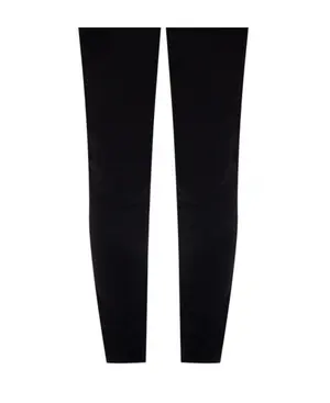 Dolce & Gabbana Logo-patch Slim-fit Jeans - Black