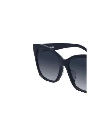 Balenciaga Monogram Temple Sunglasses - Blue