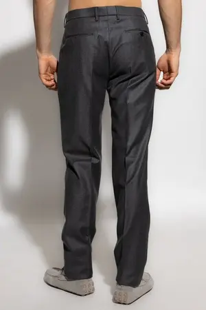 Etro Carrot Leg Pleated Trousers