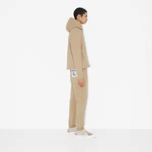 Burberry Logo Patch Drawstring Hoodie