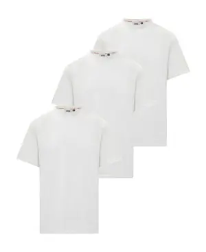 Gcds Three Packs Crewneck T-shirt - White