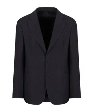 Giorgio Armani Single-breasted Blazer - Midnight Blue