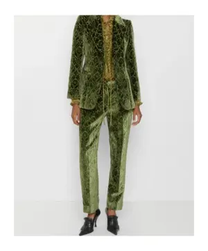 Burberry Baroque Velvet Tailored Trousers