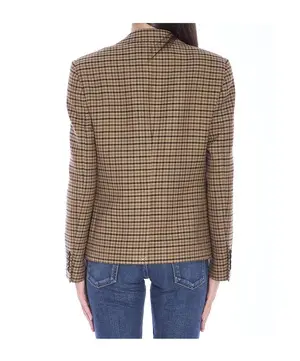 Celine Campbell Jacket In Checked Wool