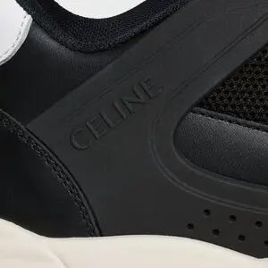 Celine Ct-09 Sneakers In Calfskin And Mesh