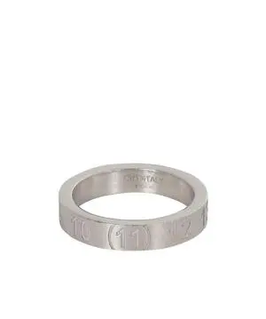 MAISON MARGIELA Engraved Numerical Ring - Silver