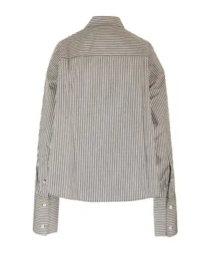 AMI Paris Striped Long-sleeve Shirt