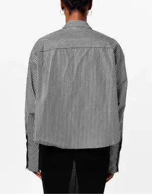 AMI Paris Striped Long-sleeve Shirt