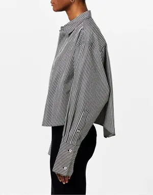 AMI Paris Striped Long-sleeve Shirt