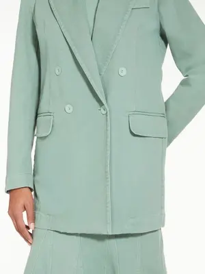 Max Mara Zenobia Double-breasted Blazer - Green