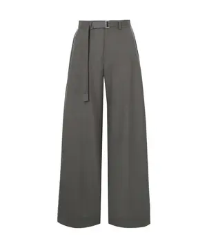 Sacai Belted Wide-leg Trousers