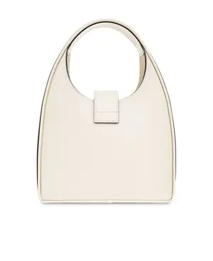 FERRAGAMO Gancini Buckle Mini Hobo Bag - White