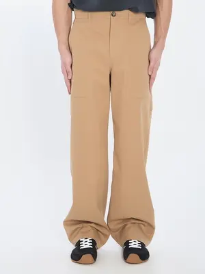 Loewe Wide Leg Cargo Trousers